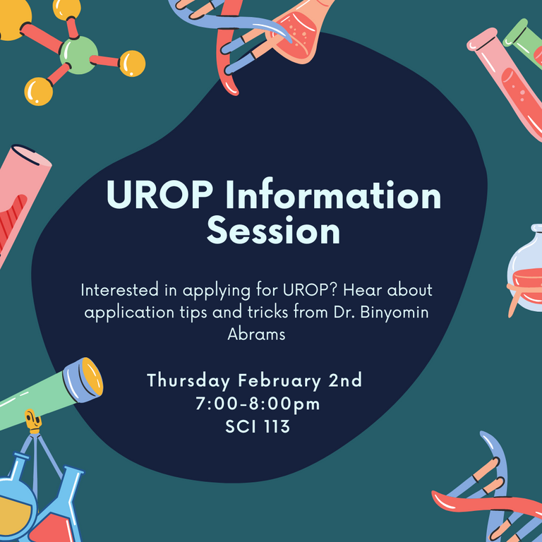 UROP Information Session with Dr. Abrams! | Chemia