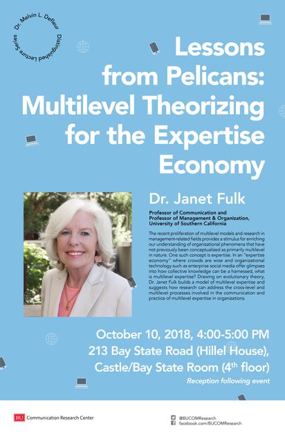 DeFleur Distinguished Lectures | Communication Research Center