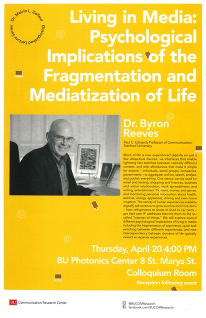 DeFleur Distinguished Lectures | Communication Research Center