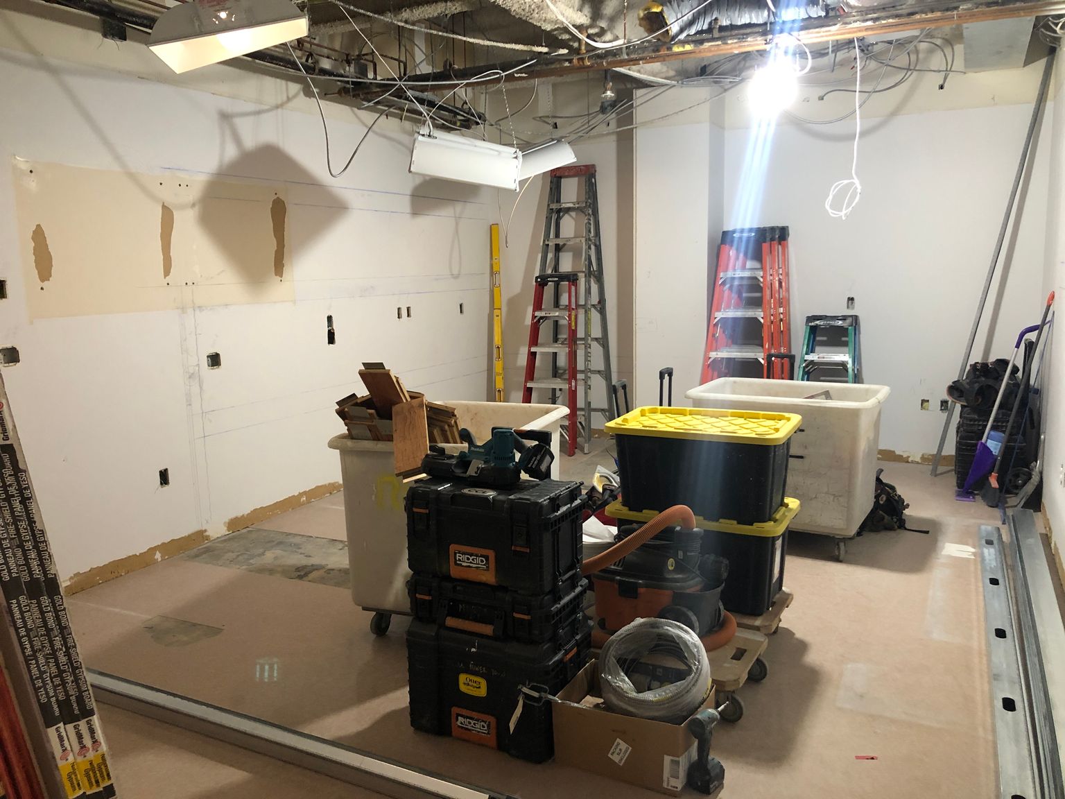Fall 2019: Lab Renovations Started | Development, Experience, & Motor ...