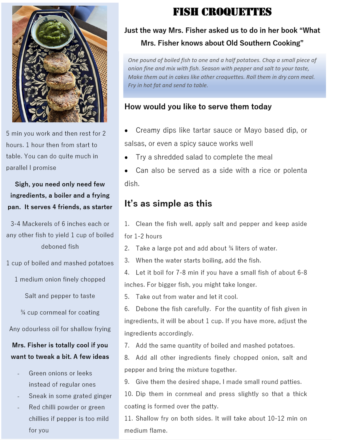 Student Work Wednesday- Featuring Richa Chitgopekar | Gastronomy Blog