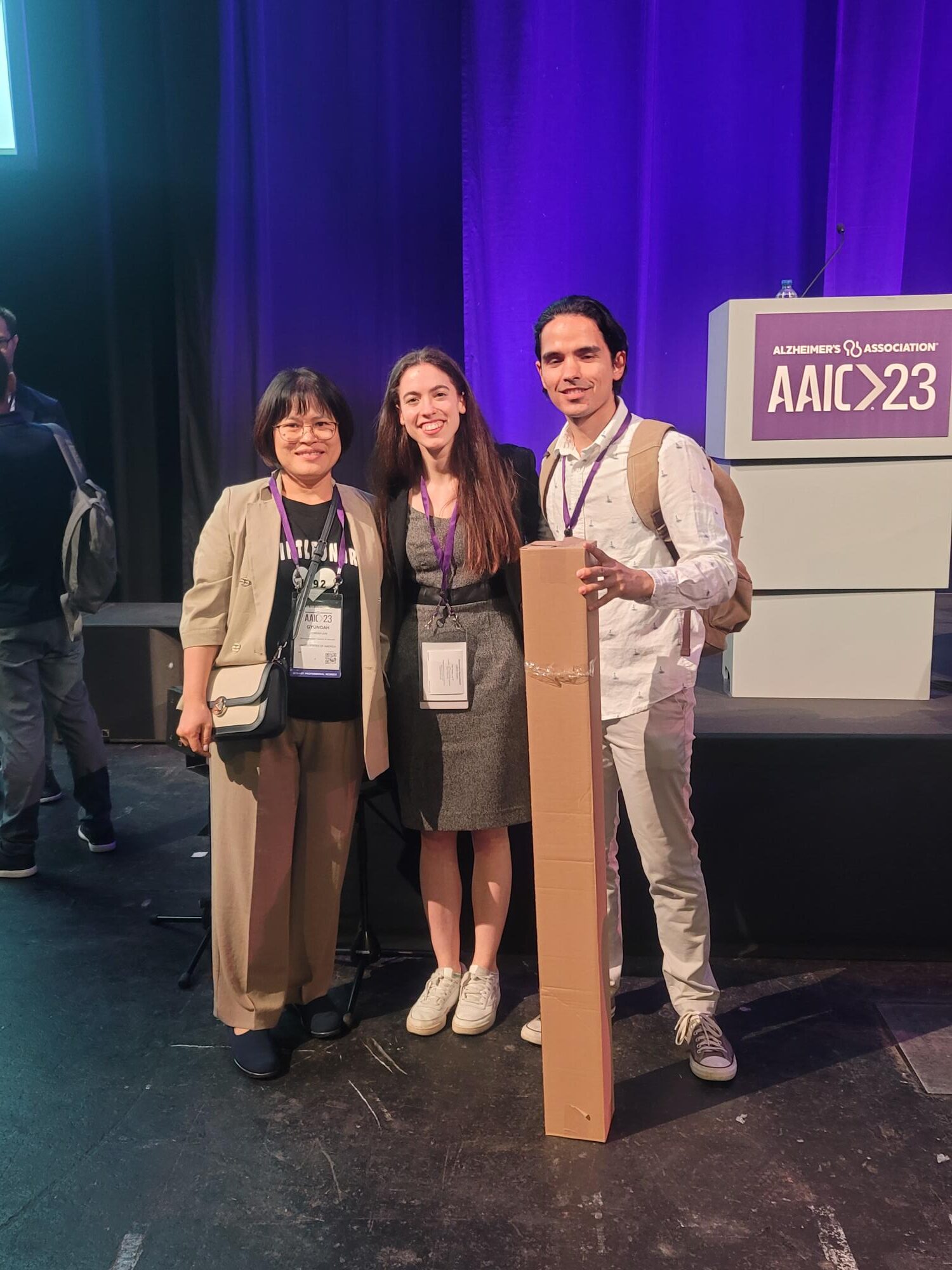 PhD Students and Trainees at AAIC 2023 In Amsterdam | Jun Lab