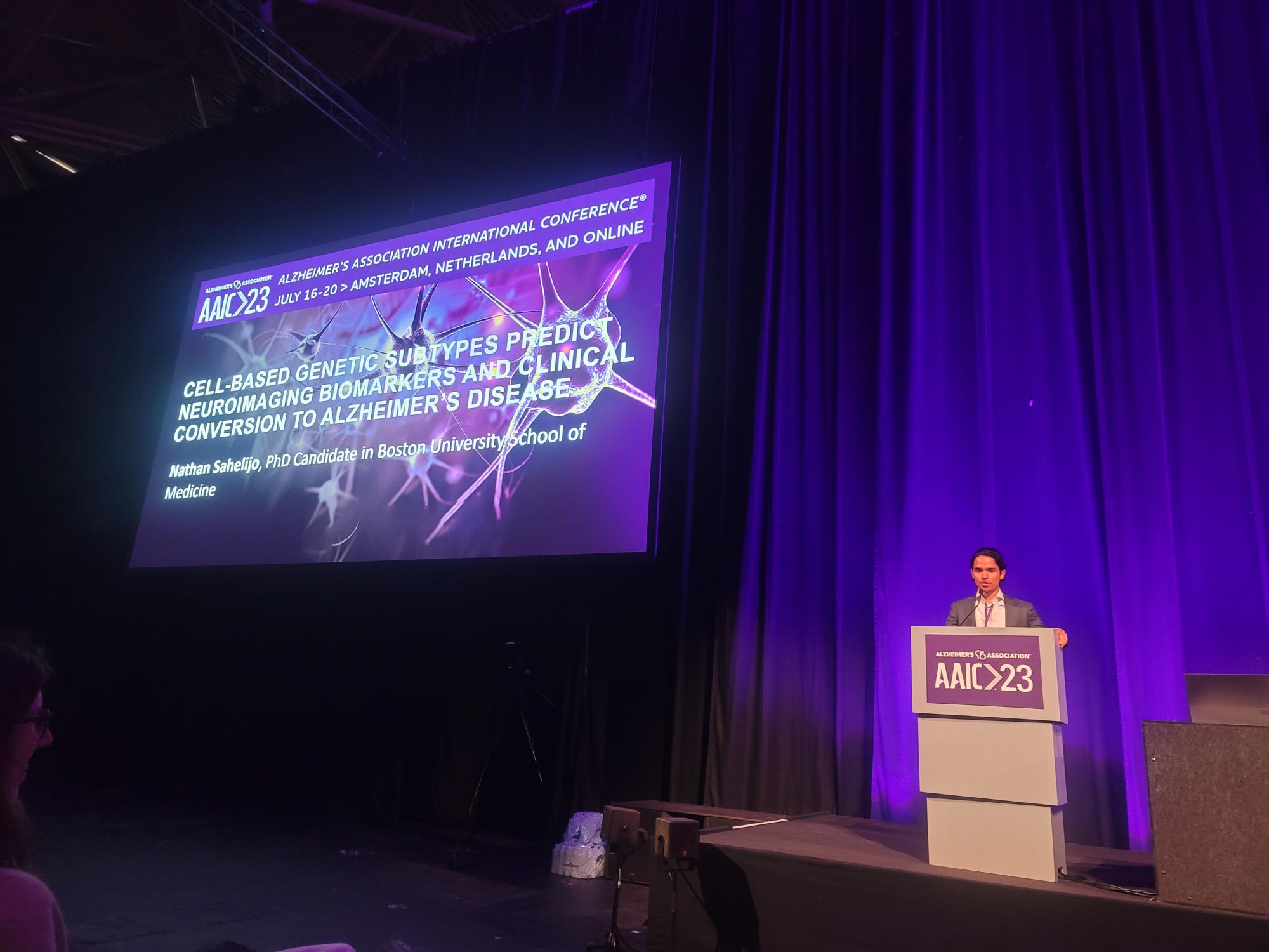 PhD Students and Trainees at AAIC 2023 In Amsterdam | Jun Lab