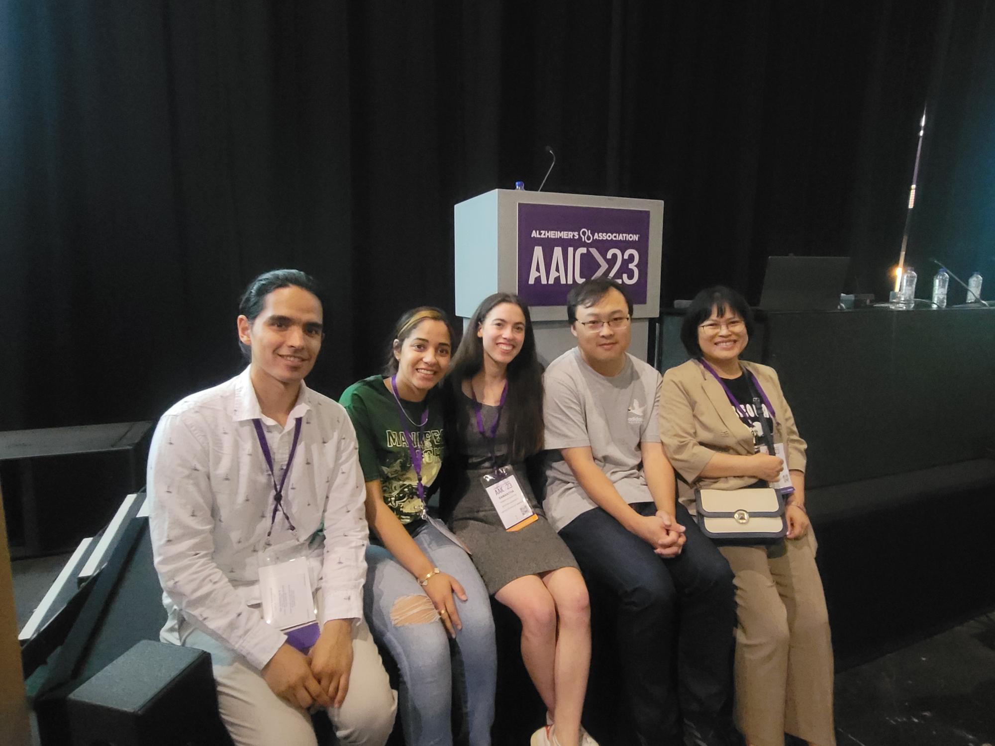 PhD Students and Trainees at AAIC 2023 In Amsterdam | Jun Lab