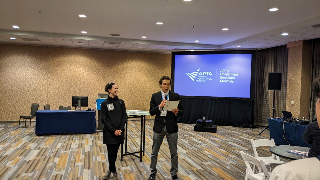 Cara Lewis, Lauren Sara, and Varsha Cidambi attend APTA CSM 2023 ...