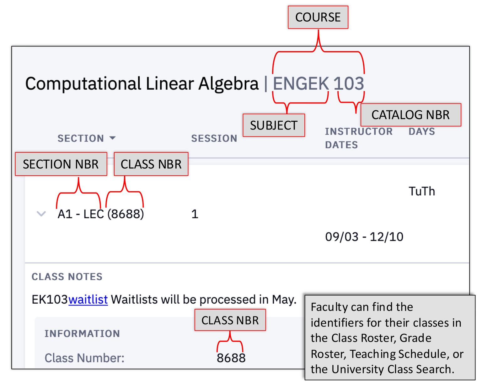 Class Numbers Explained | Student Information System Training