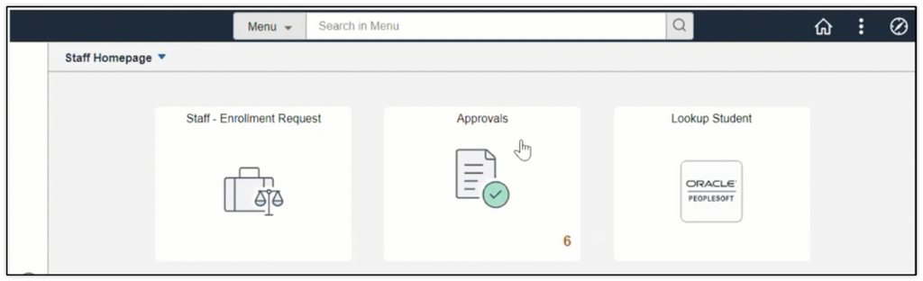 Approve Enrollment Workflow Request | Student Information System Training