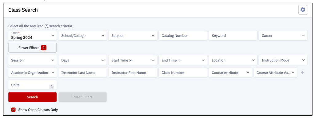 Class Search Filters Explained | Student Information System Training