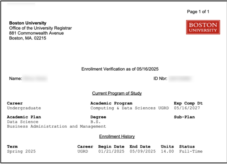 Students: Enrollment Verification | Student Information System Training