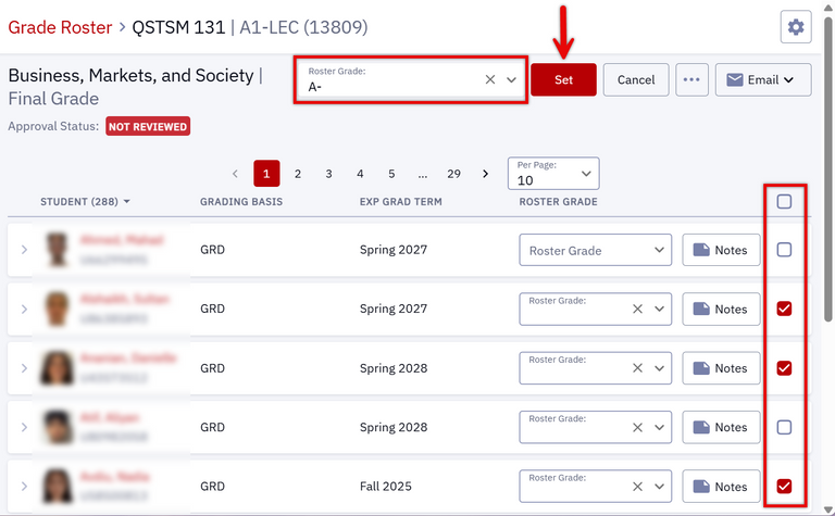 Grade Roster | Student Information System Training