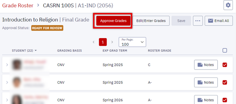 Grade Roster | Student Information System Training