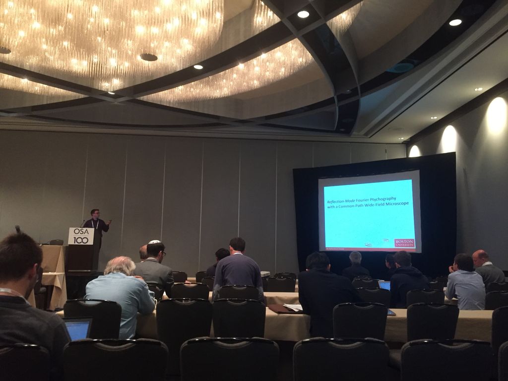 Waleed and Alex present at COSI 2017 | Tian Lab