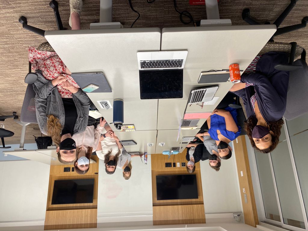 Our lab meetings: from the zoom room to finally in person ...